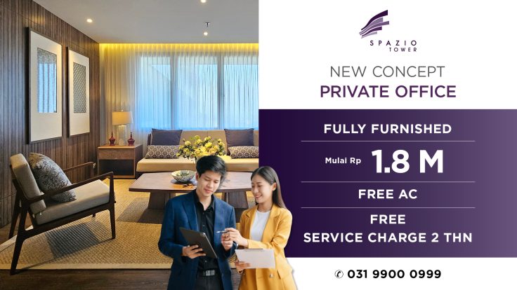 Spazio Tower | Kantor 24 Jam Terbaik di Surabaya Barat