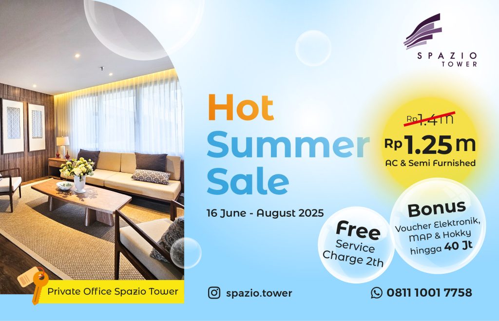 Spazio Tower | Kantor 24 Jam Terbaik di Surabaya Barat